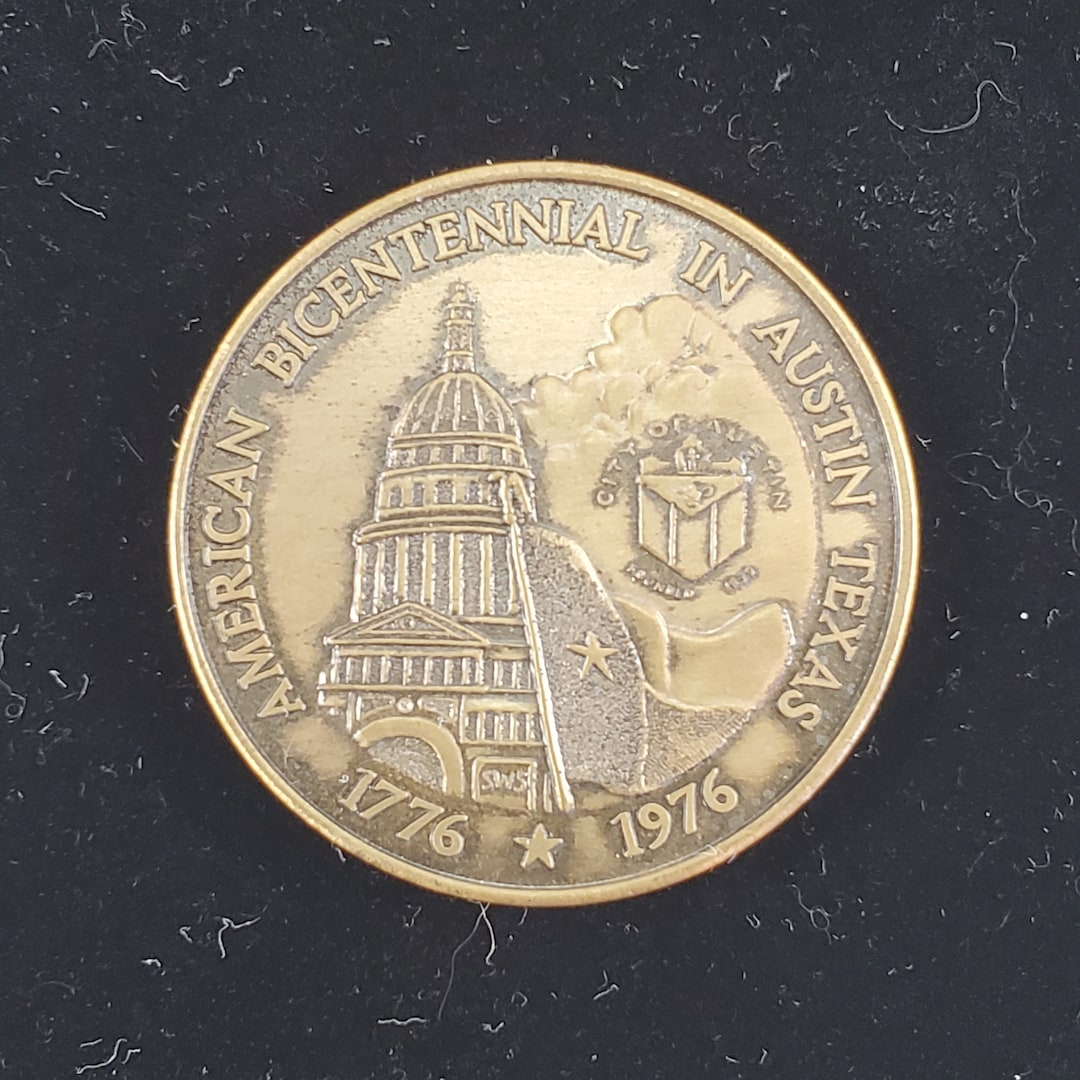 Heritage 76 American Bicentennial in Austin Texas Coin "the Old Bakery ...