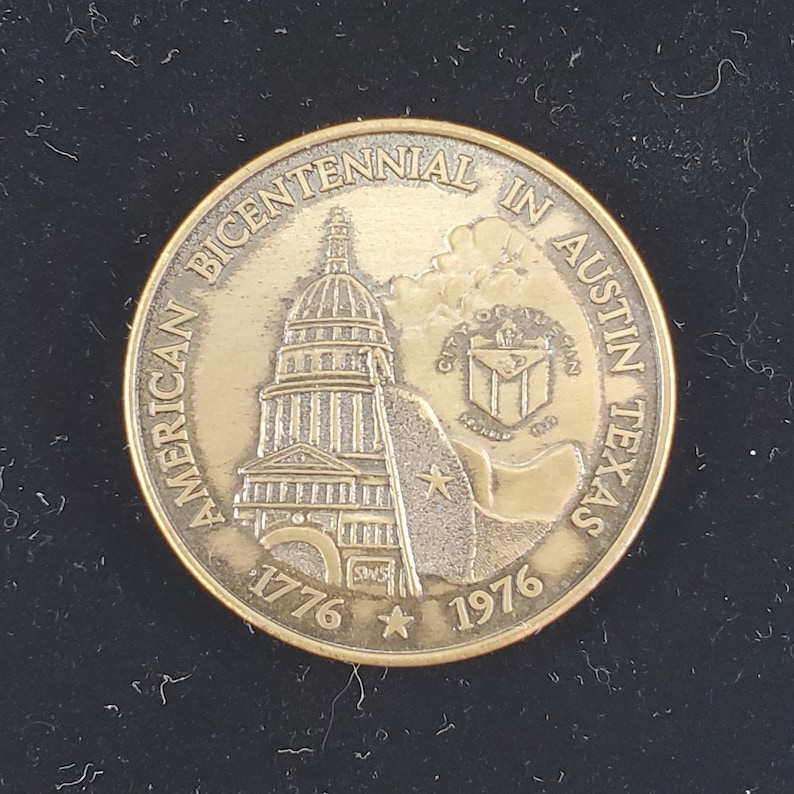 Heritage 76 American Bicentennial in Austin Texas Coin "the Old Bakery ...