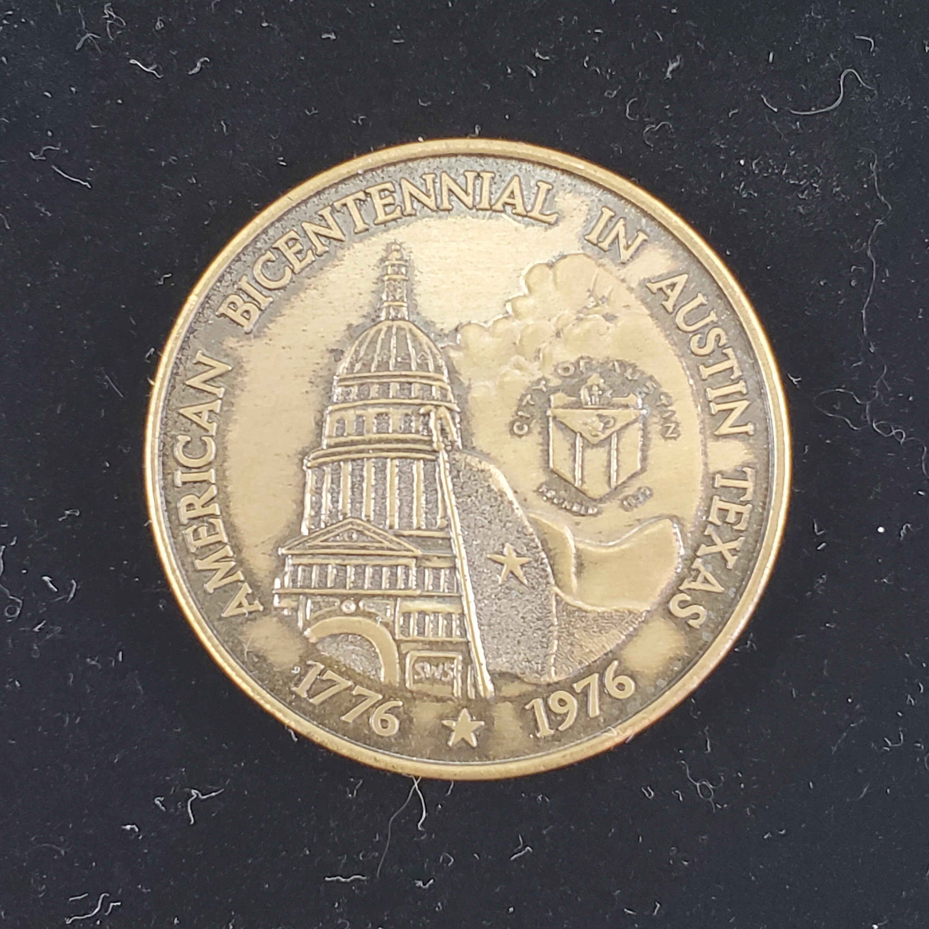 Heritage 76 American Bicentennial in Austin Texas Coin "the Old Bakery ...