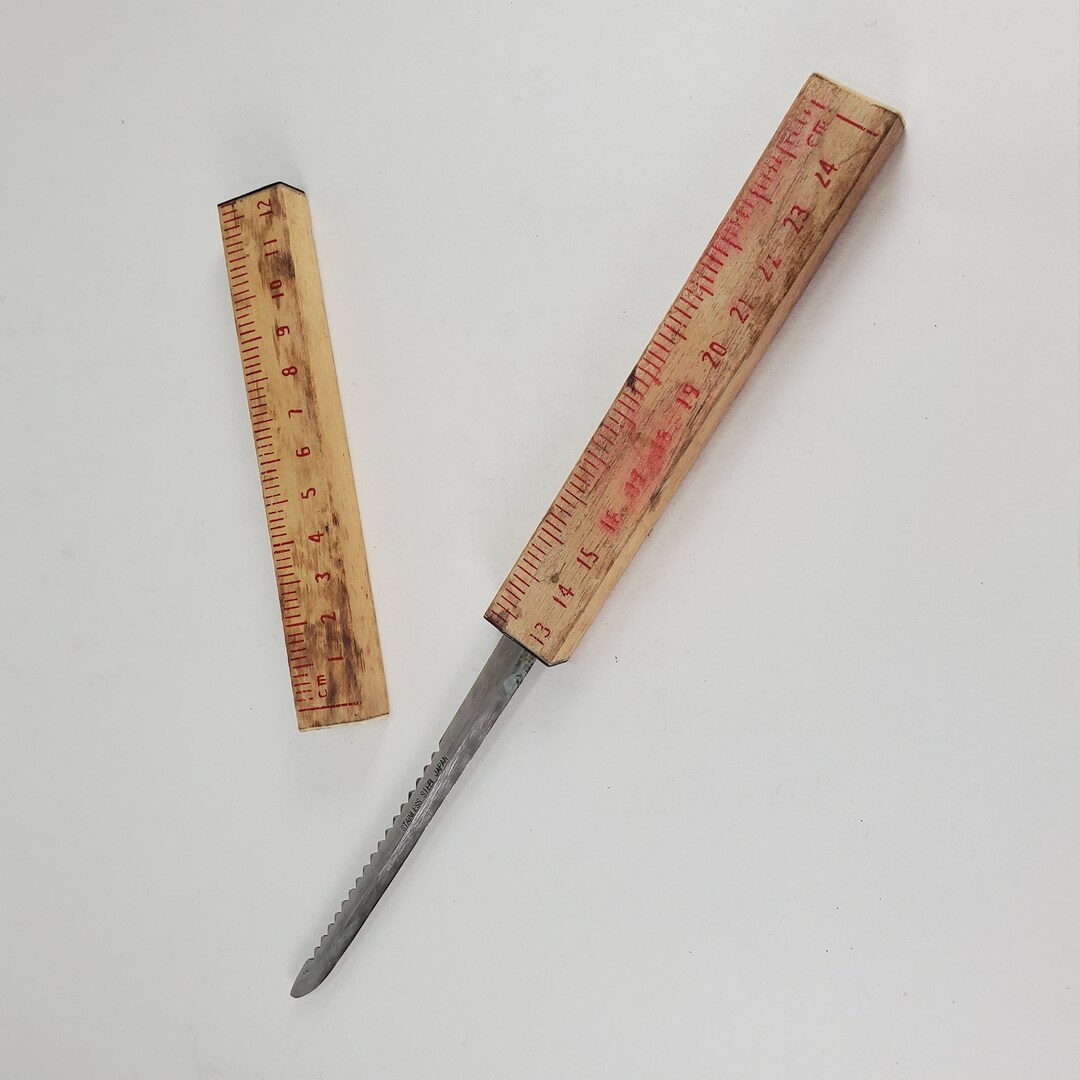 Vintage Floating Fishing Knife With Metric Ruler - Etsy
