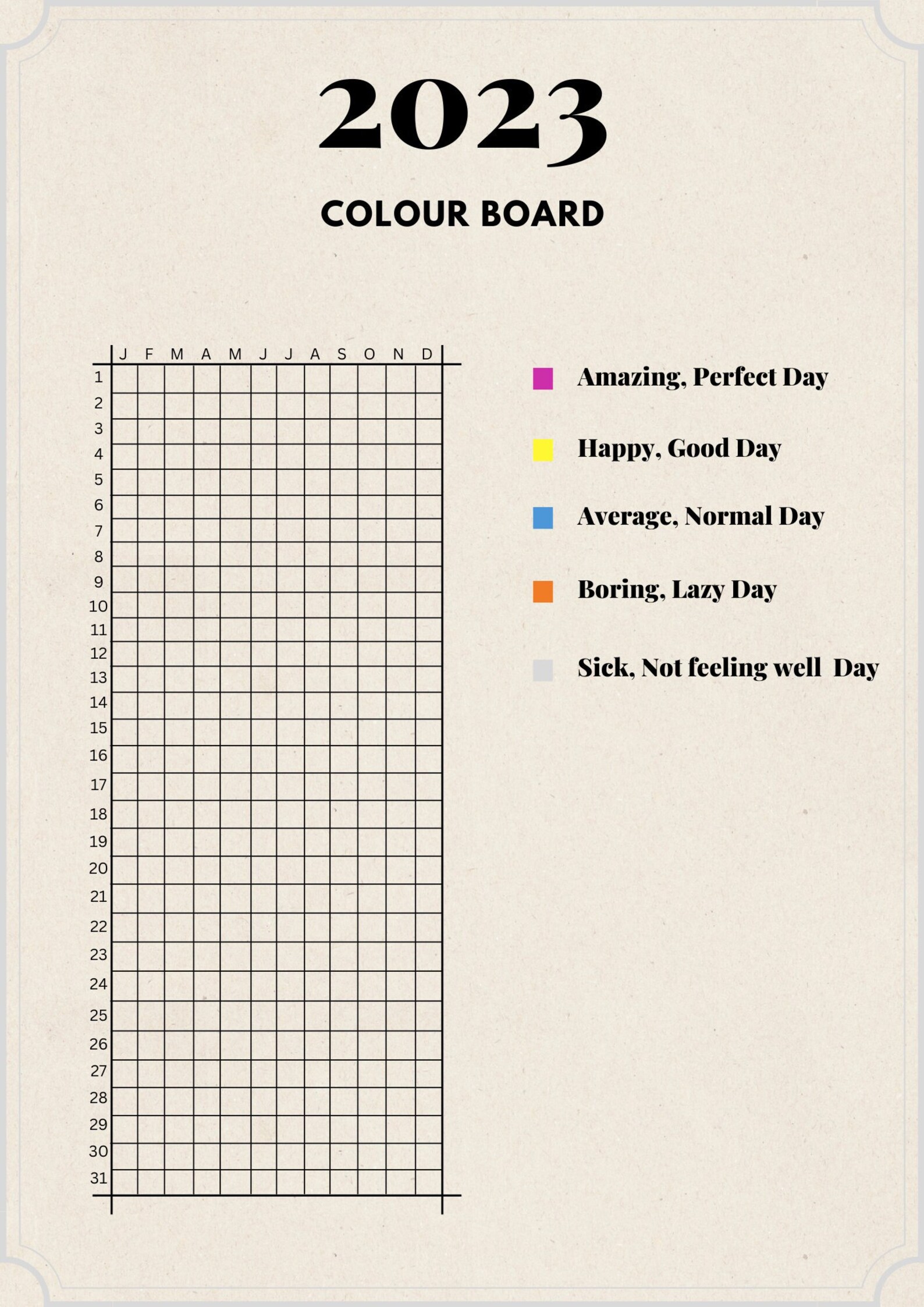 2023 Journal, Printable Journal, 2023 Year Calender, Habit Tracker ...