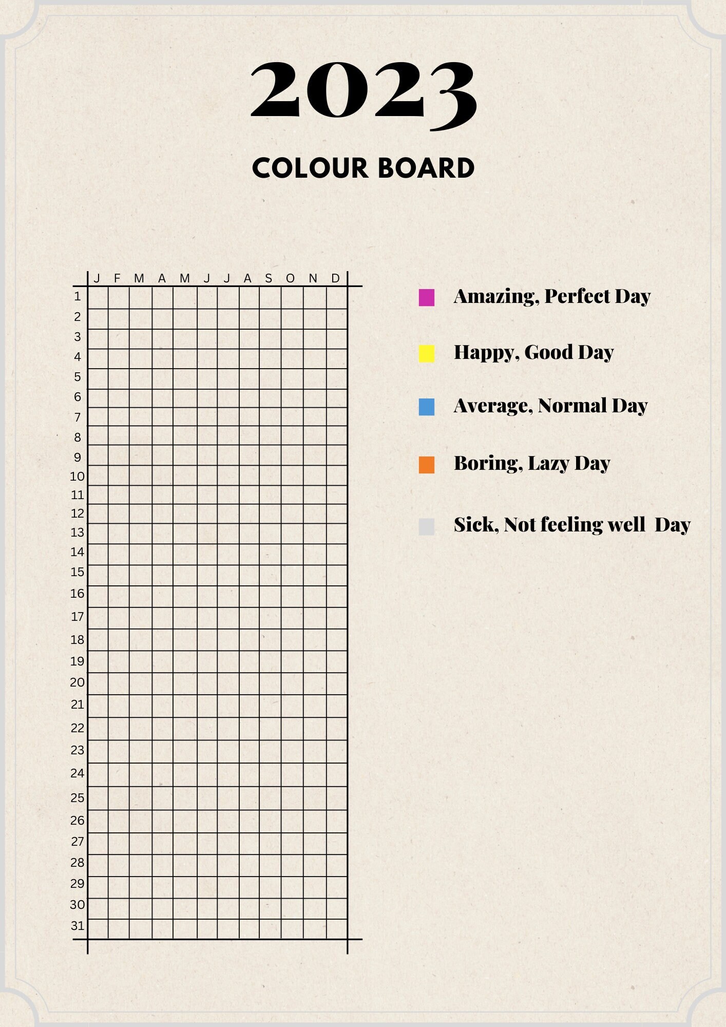 2023 Journal, Printable Journal, 2023 Year Calender, Habit Tracker ...