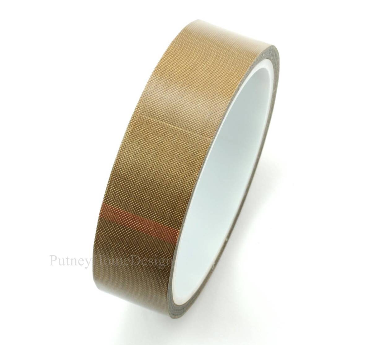 PTFE Non Stick Tape 25mm X 10metres Self Adhesive High Temp Temperature ...