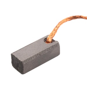 2pcs 19mm X 8mm X 7mm Carbon Motor Brush Copper Wire Electric Power ...