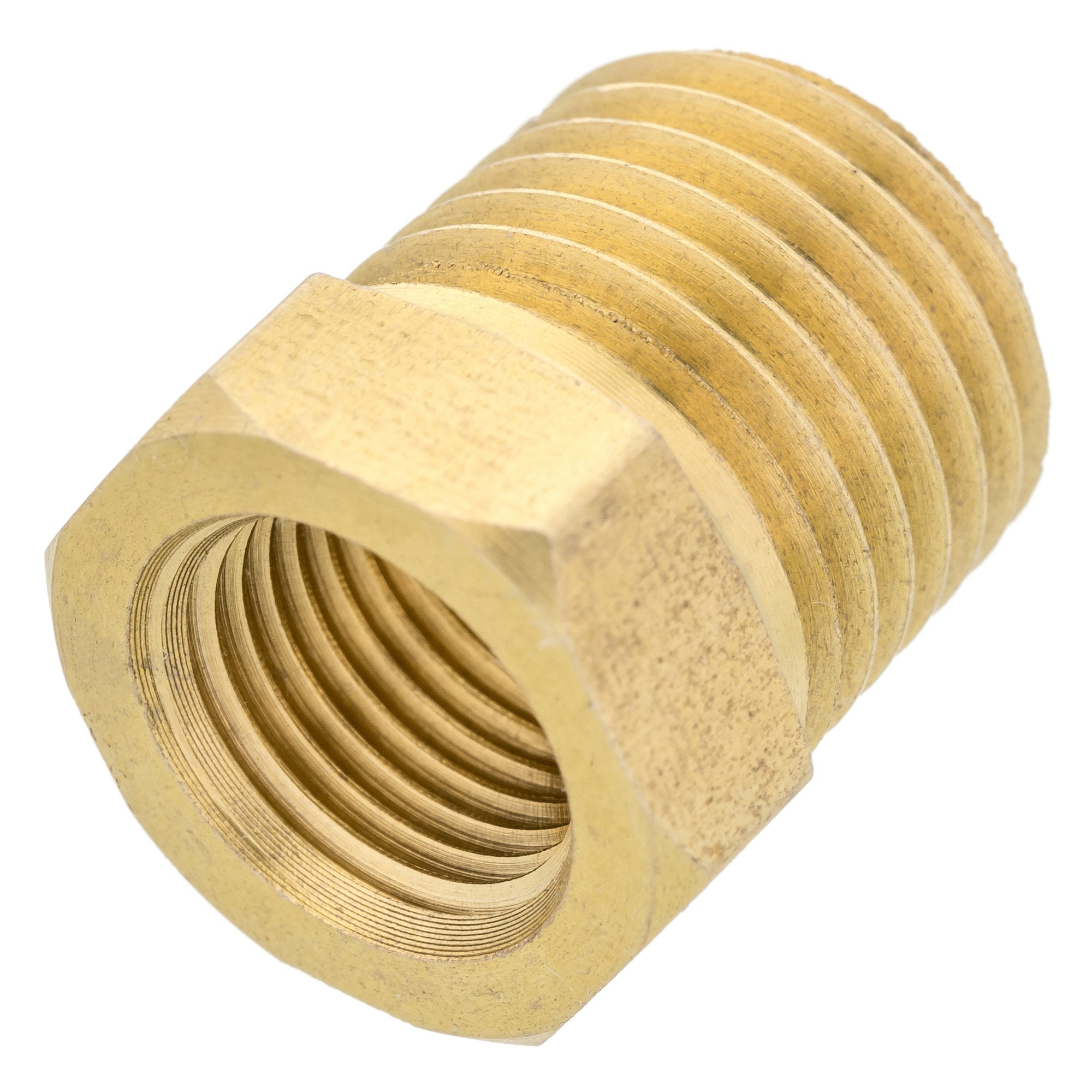 1/4 NPT Male to 1/8 NPT Female Brass Pipe Fitting - Etsy