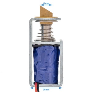 Electronic Solenoid 15N 6V 1A 10mm Latch 10mm Stroke Push Pull Lock ...