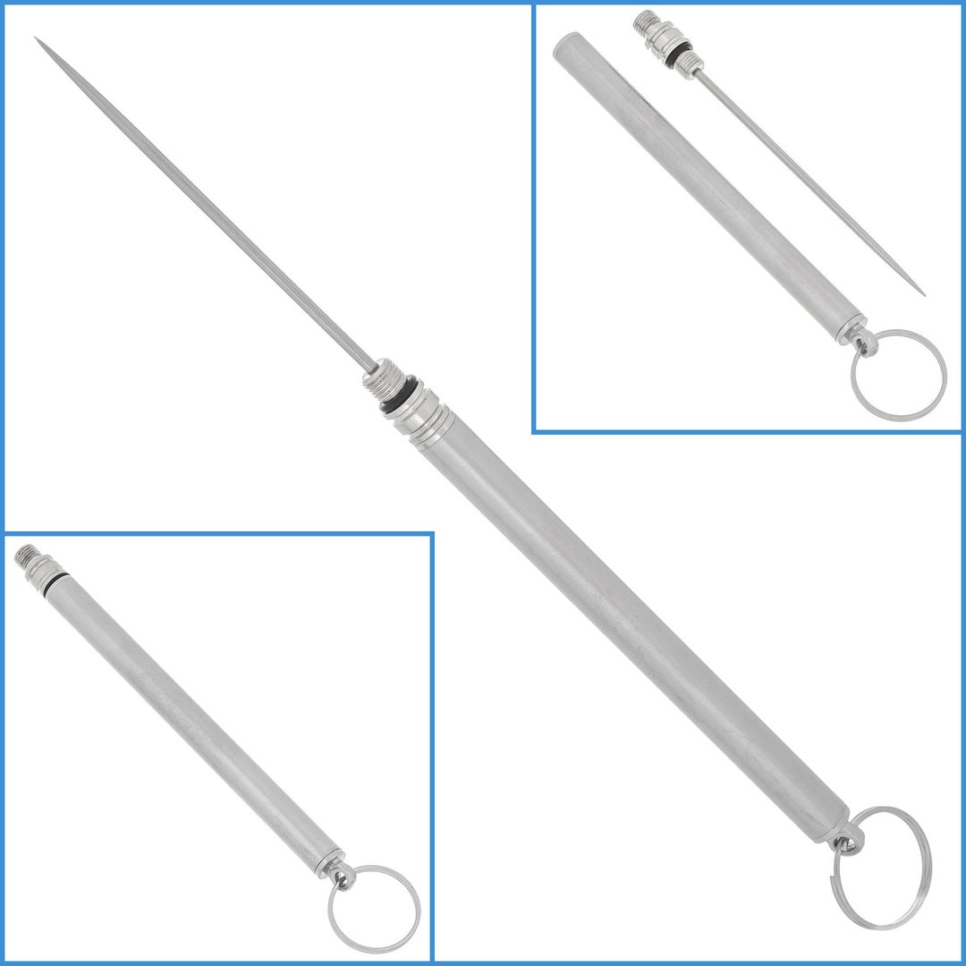 1pc 1.5mm Diameter Titanium Pick Needle Tapered Tip Soldering Non ...