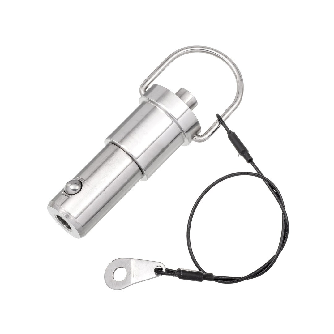 20mm X 20mm Quick Release Ball Lock Pin With 26cm Wire Cable Stainless ...