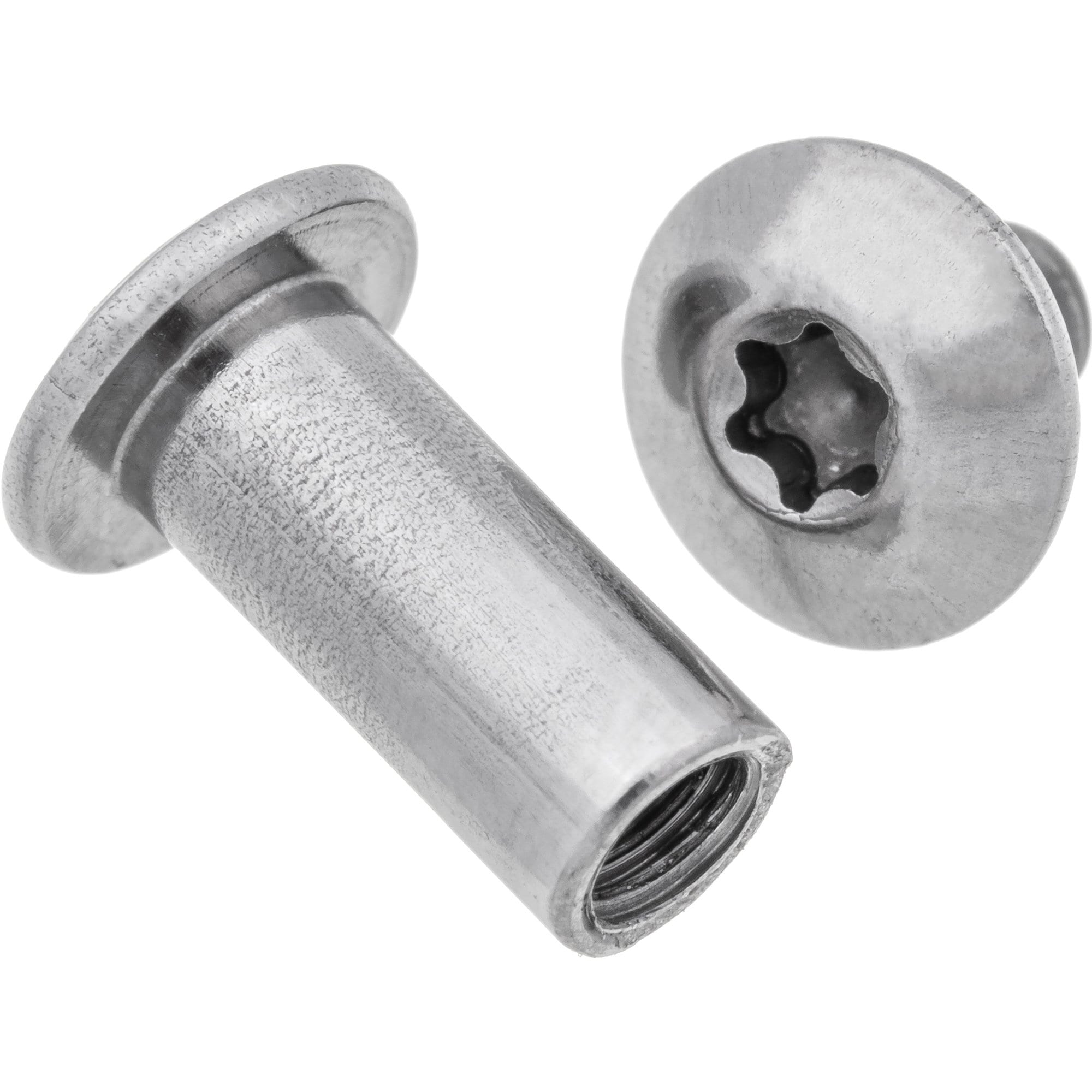 2pcs 8mm X 7mm Silver Rivet Knife Handle Torx Dome Head Screw Bolt ...