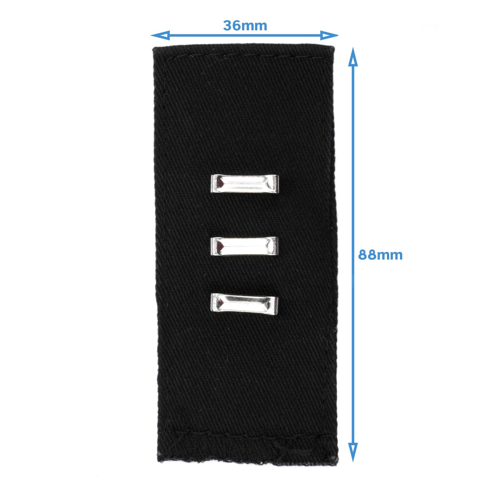 Black Triple Hook and Loop Waist Extender for Pants Shorts Jeans ...