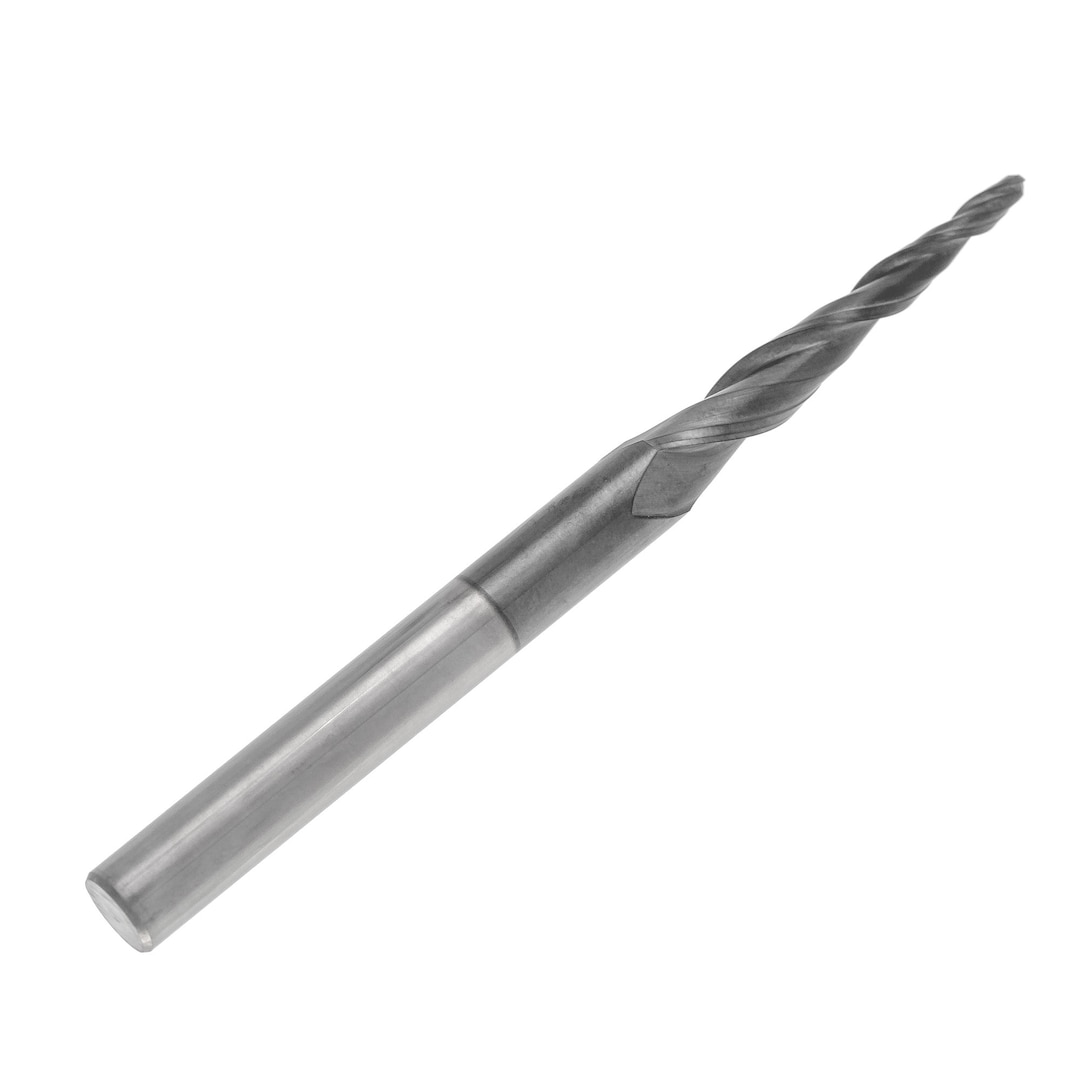 R1 X 30.5mm Ball Nose Tapered End Mill HRC55 Tungsten Carbide 6mm Shank ...