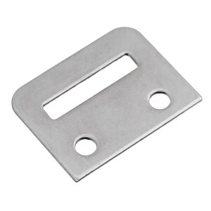 2pcs 36mm Flat Strike Plate Door Lock Latch Striking Striker Security ...