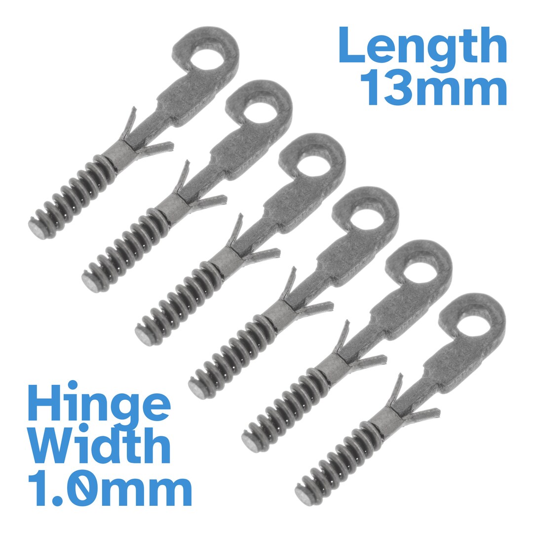 6pcs 13.0mm X 1.0mm Glasses Spring Hinge Insert Frame Joint Repair ...