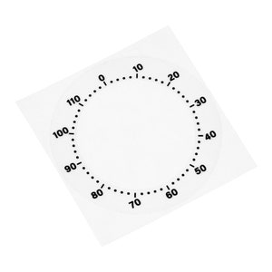 120 Minute Countdown Kitchen Timer Self Adhesive Label Clockwise Time ...