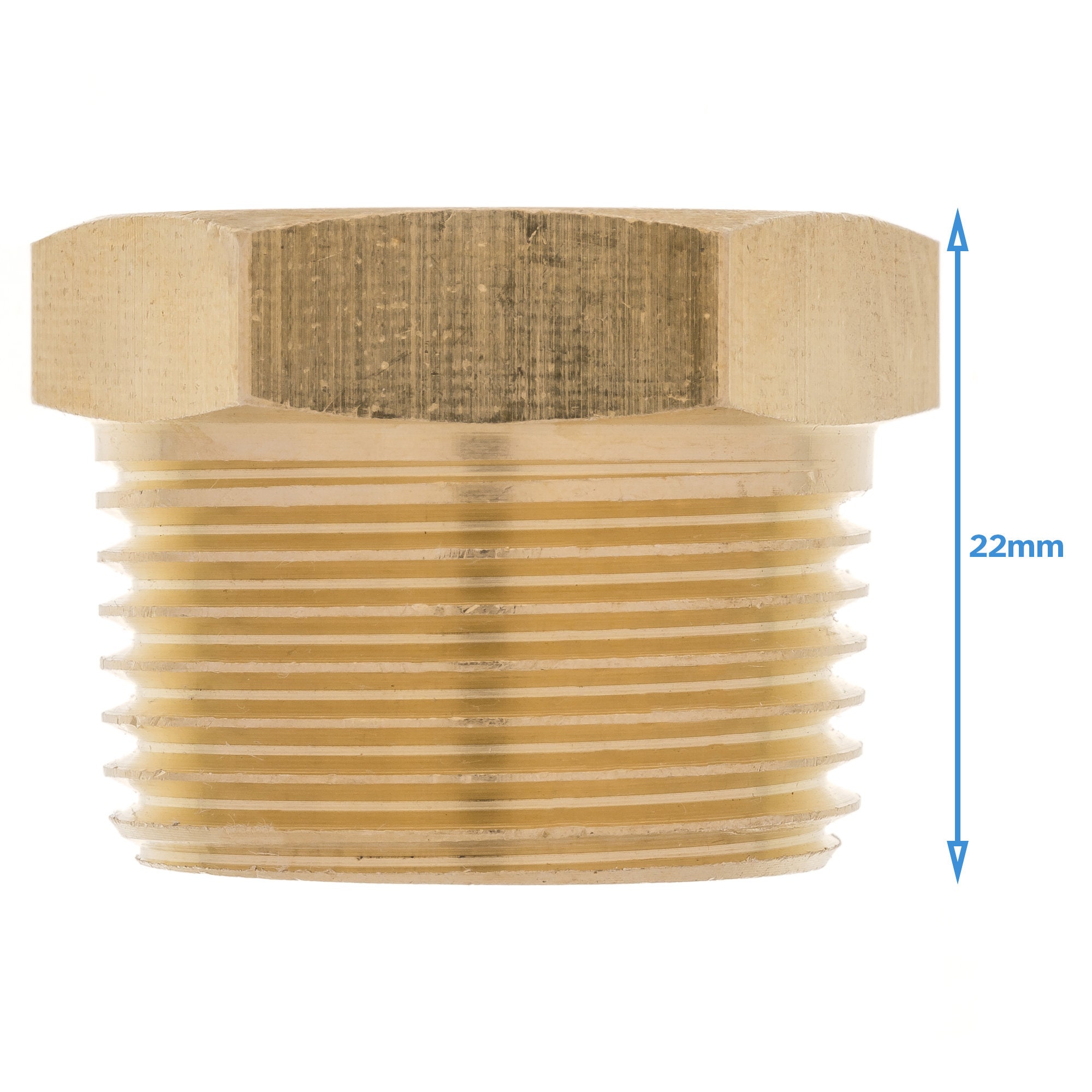 3/4 NPT Male to 1/2 NPT Female Brass Pipe Reducer - Etsy