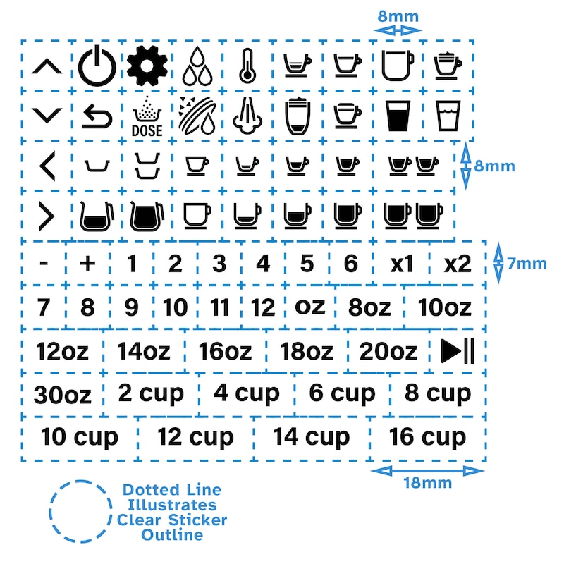 Coffee Machines Decals - Etsy UK