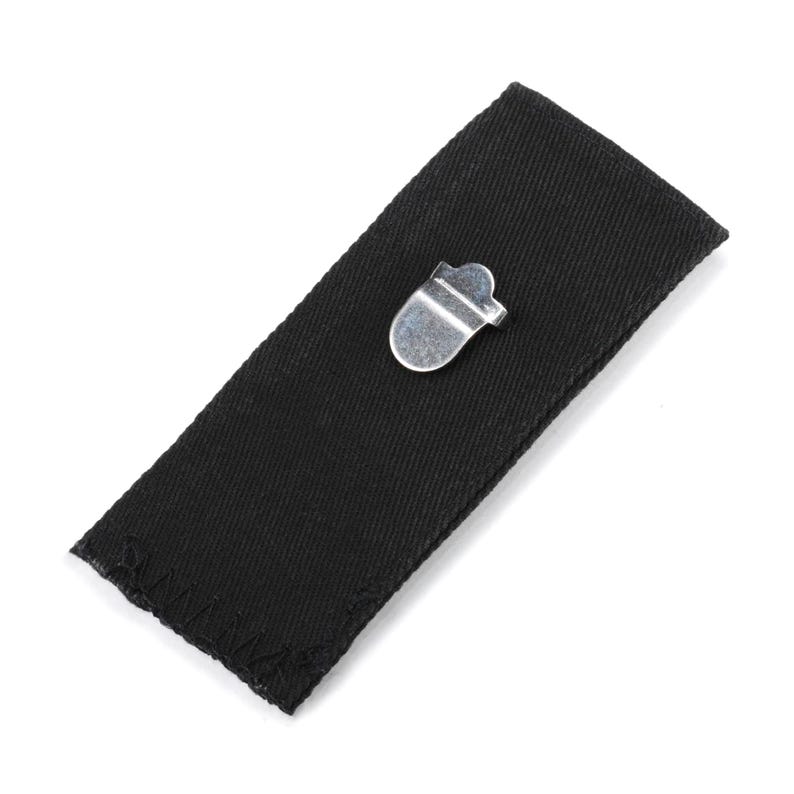 Black Triple Hook and Loop Waist Extender for Pants Shorts Jeans ...