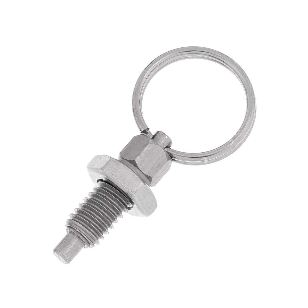 1pc M6 Thread 3mm Indexing Spring Plunger With Pull Ring Stainless ...