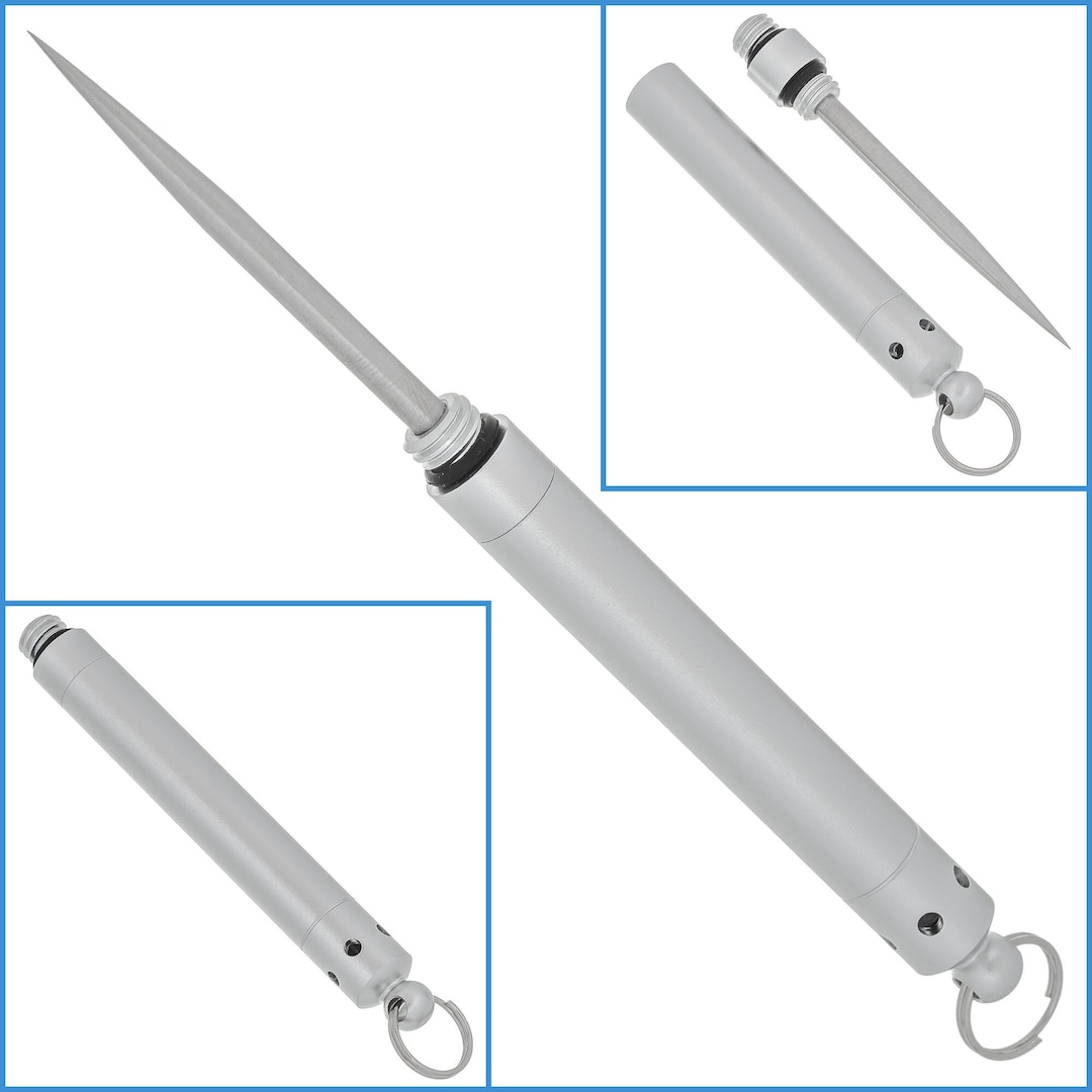 Silver 3mm Diameter Titanium Pick Needle Tapered Tip Soldering Non ...