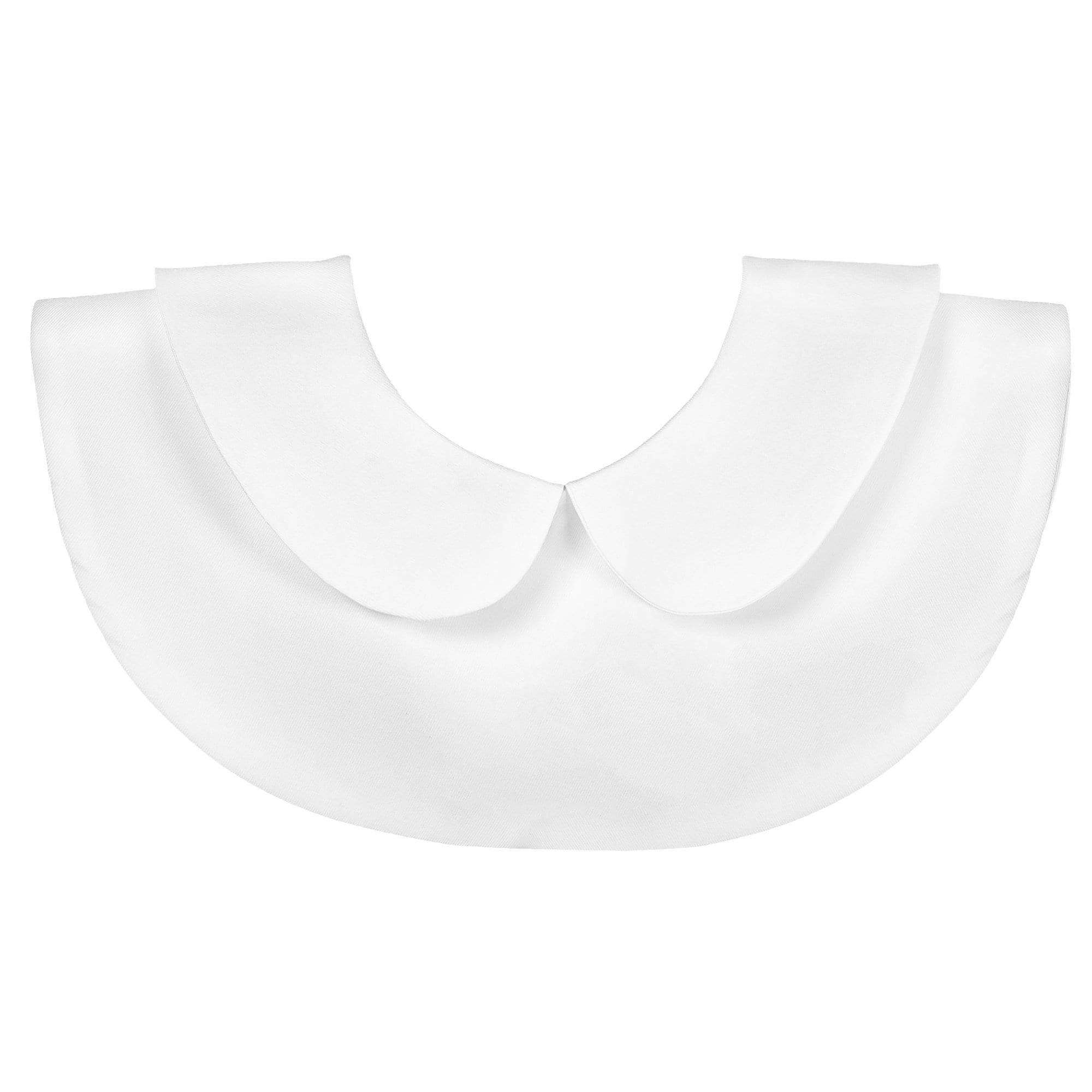 White False Peter Pan Round Collar Elegant Style Design for Women Girls ...