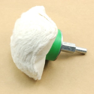 75mm Dome Cotton Wheel 6mm Shank Buffing Polishing Buff Polish Grind ...