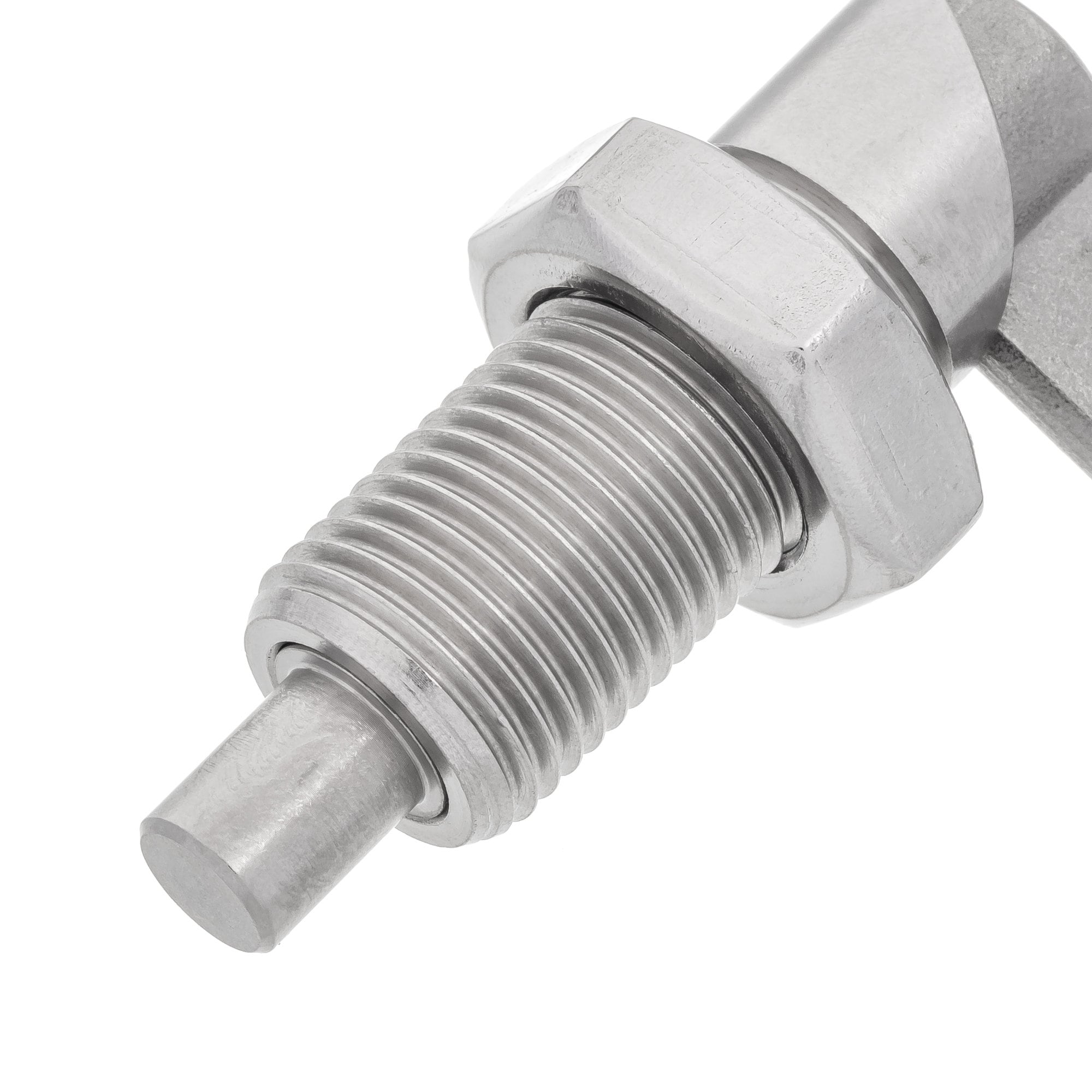 1pc M16 X 8mm Lever Indexing Spring Plunger With Stop Notch Stainless ...