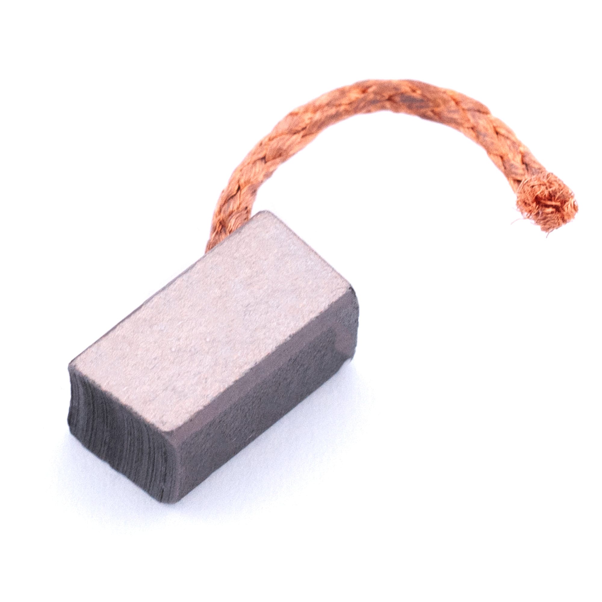 2pcs 12.5mm X 7mm X 7mm Carbon Motor Brush Copper Wire Electric ...