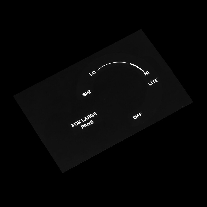 1x Dial Lite Hi-lo Sim 46mm AC/CCW 1.8 Label Black Print Clear ...