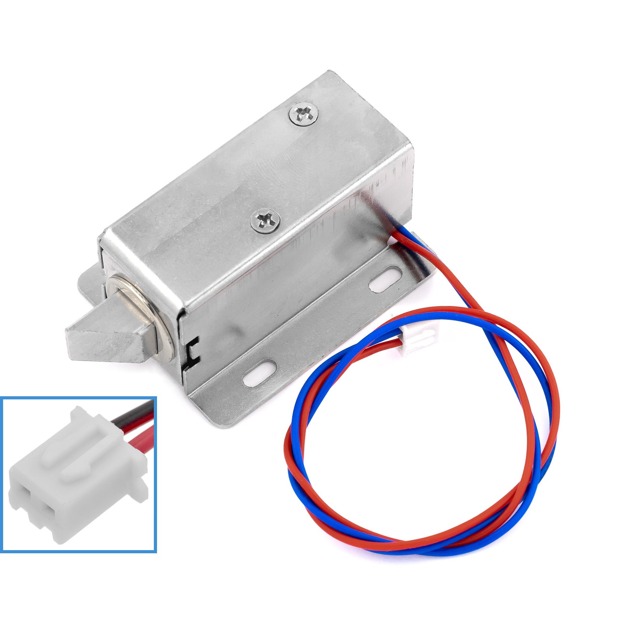 Right Solenoid Latch 12V 0.4A Electric Lock Normally Closed - Etsy