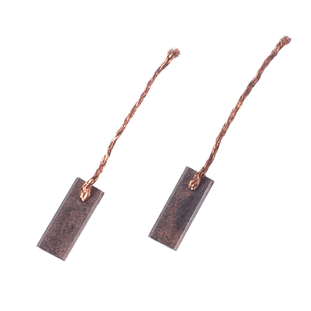 2pcs 14mm X 6mm X 3mm Carbon Motor Brush Copper Wire Electric ...