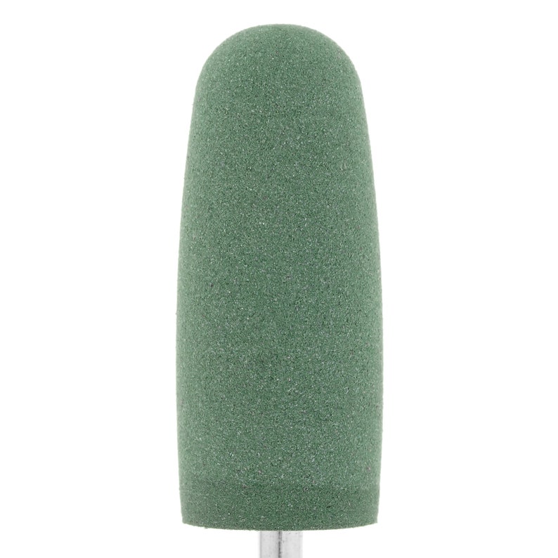 5pcs 320 Grit 10mm Blunt Head Diamond Silicone Rubber Burr Rotary Drill ...