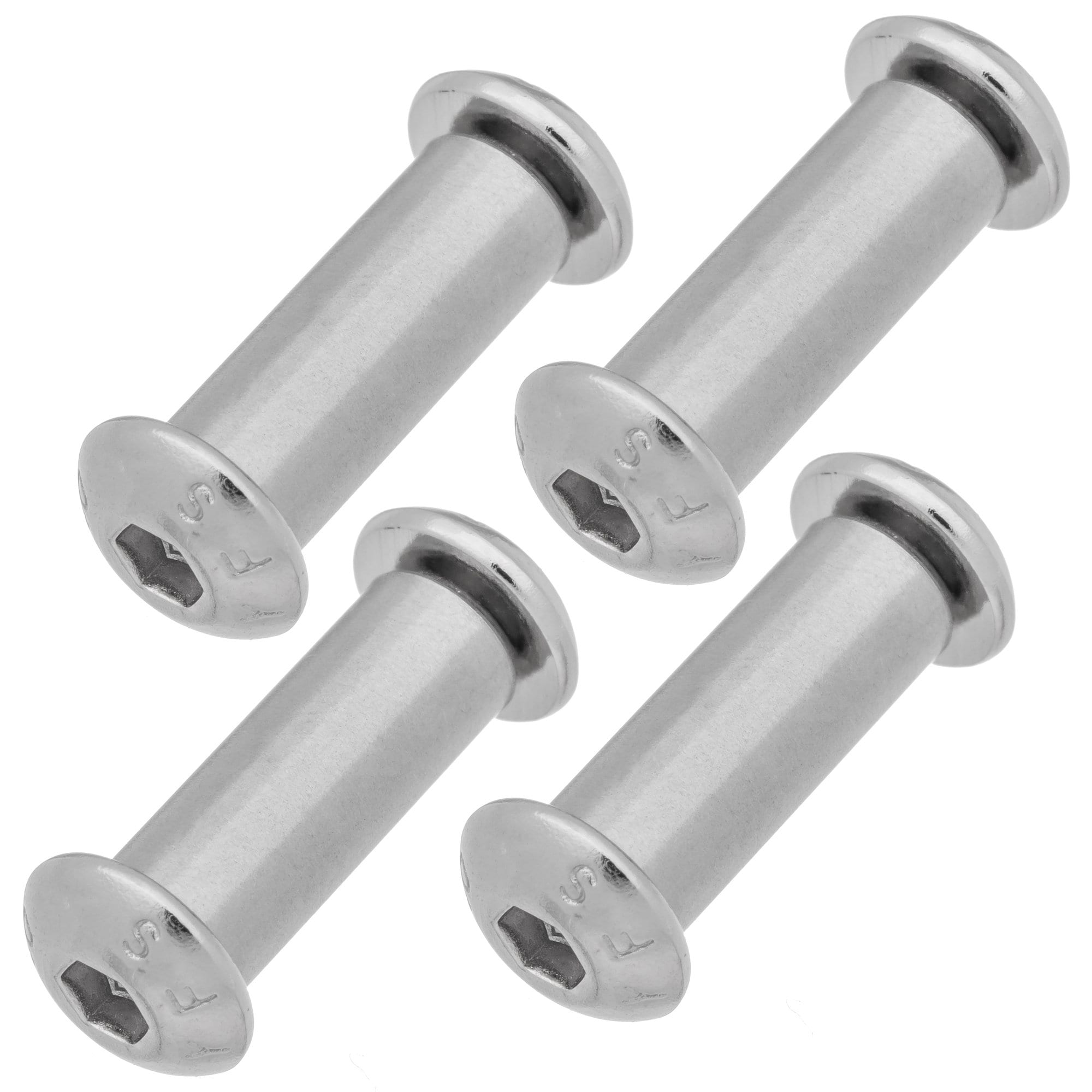 4pcs 5mm Silver Rivet for Knife Handle Hex Dome Head Screw Bolt Forming ...