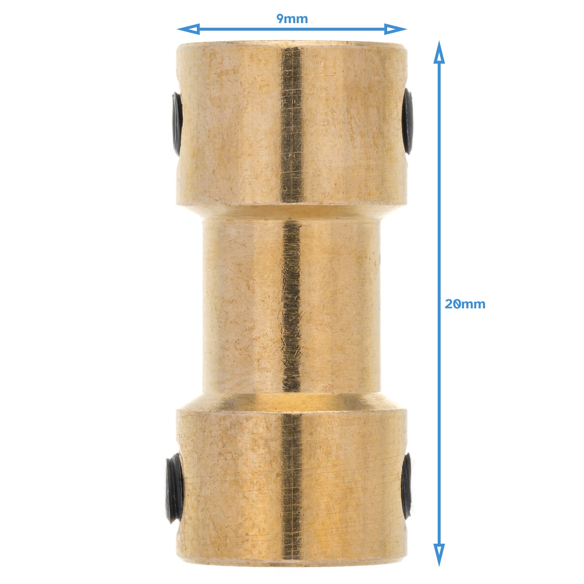 3mm to 3.17mm Brass Motor Shaft Coupler Solid Straight Drive - Etsy