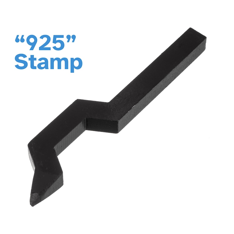 925 Silver Steel Punch Stamp 1.3mm X 2.4mm Marking Marker Stamping ...