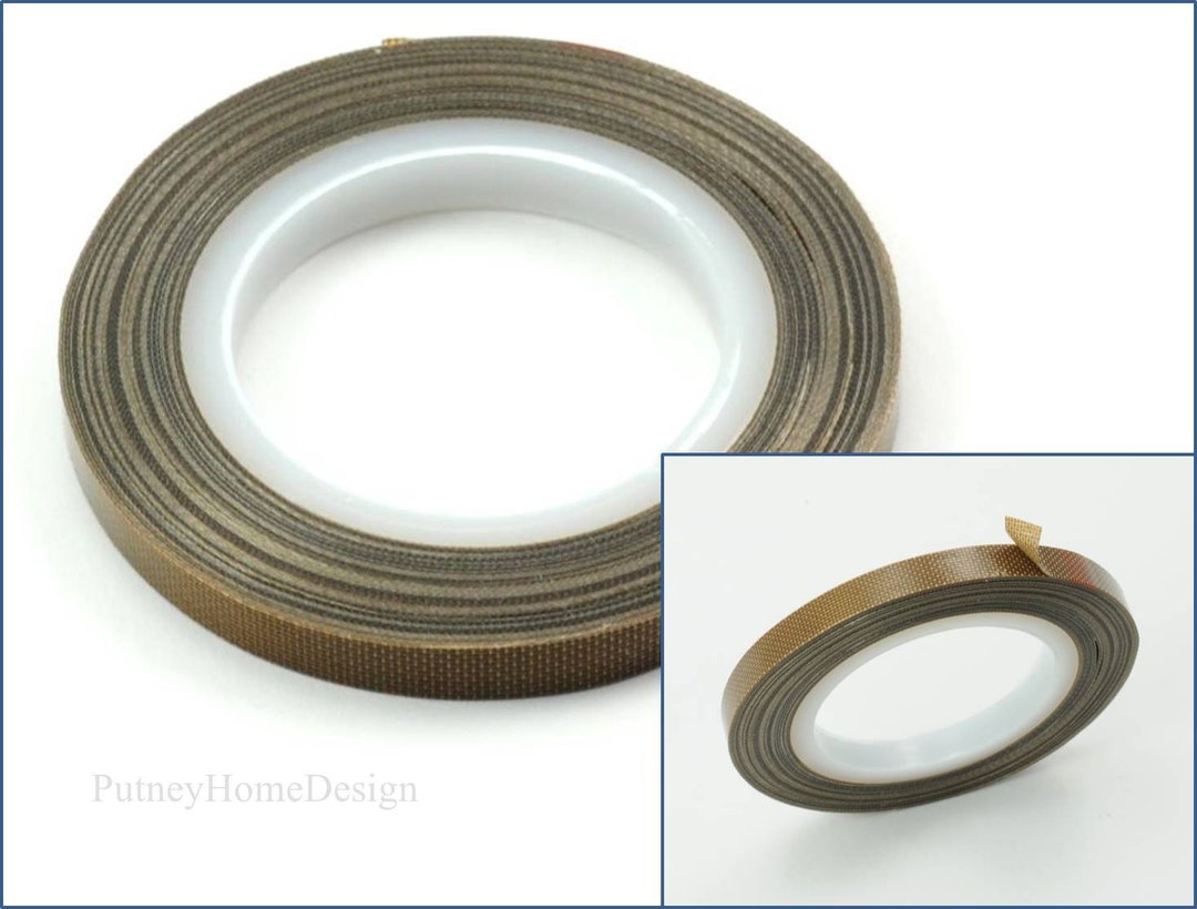 PTFE Non Stick Tape 5mm X 10metres Self Adhesive - High Temp ...