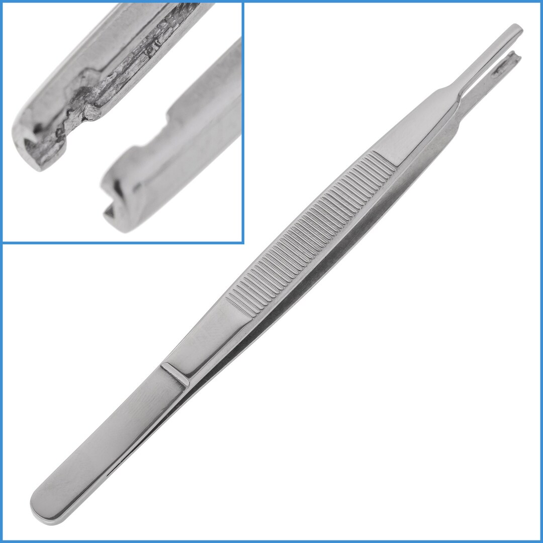 Stainless Steel Screw & Bolt Holder Tweezer 107mm Eye Glasses Holding ...
