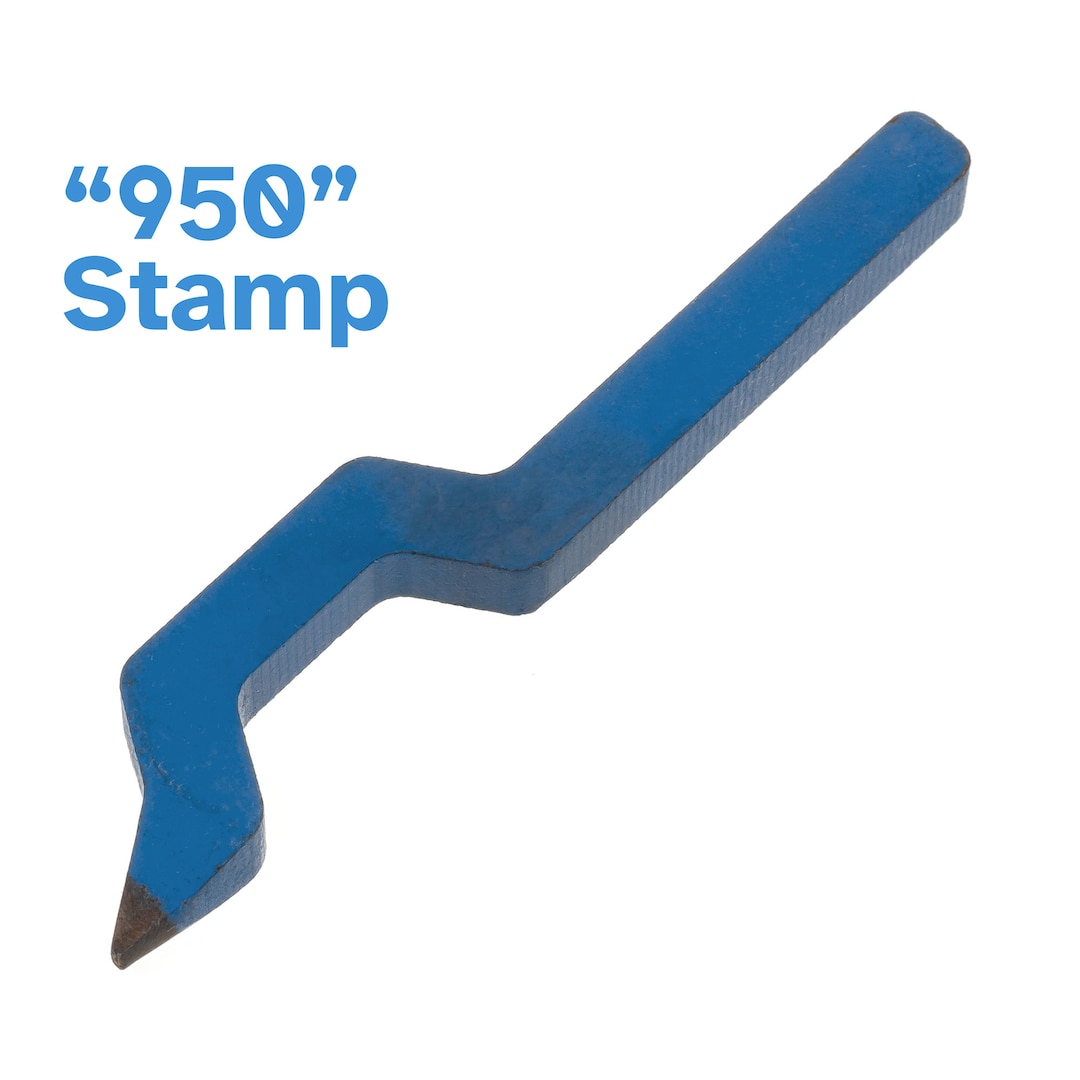 950 Platinum Steel Punch Stamp 1.3mm X 2.4mm Marking Marker Stamping ...