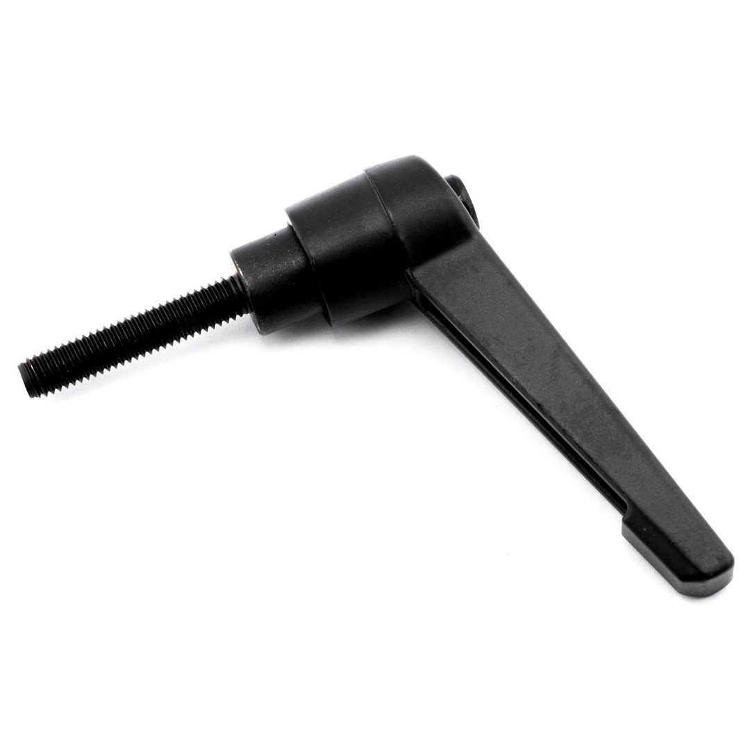 M5 25mm Male Thread Clamping Lever Black Metal Alloy Zinc 45mm Grip ...