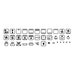 36pcs Oven Label Symbols Grill Cooktop Black Print Stove Self Adhesive ...