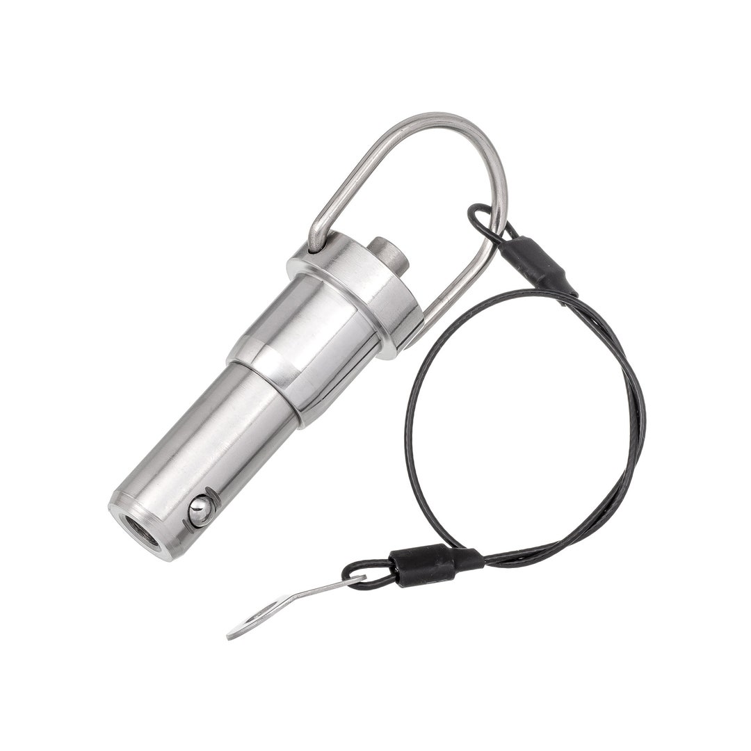 16mm X 20mm Quick Release Ball Lock Pin With 26cm Wire Cable Stainless ...