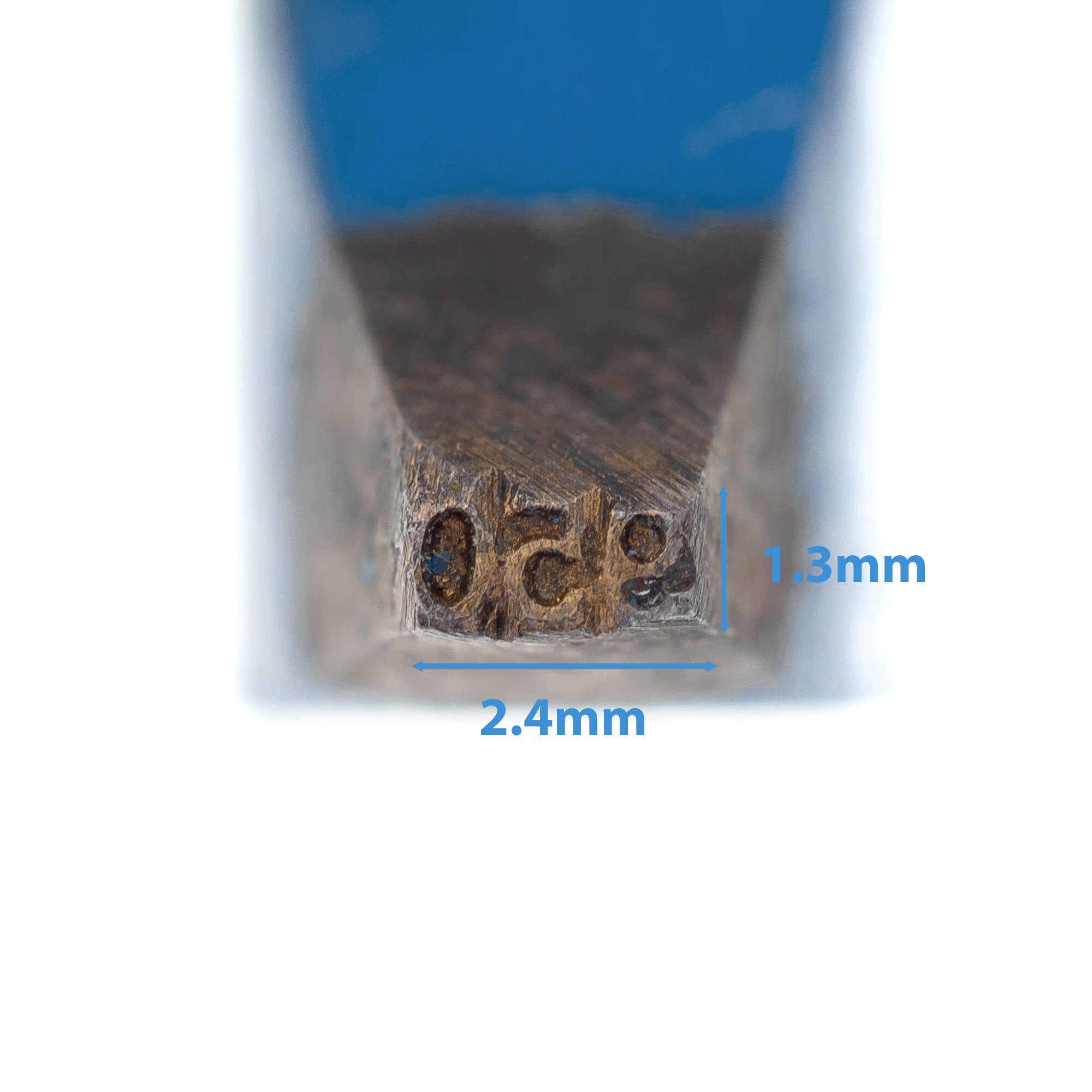 950 Platinum Steel Punch Stamp 1.3mm X 2.4mm Marking Marker Stamping ...