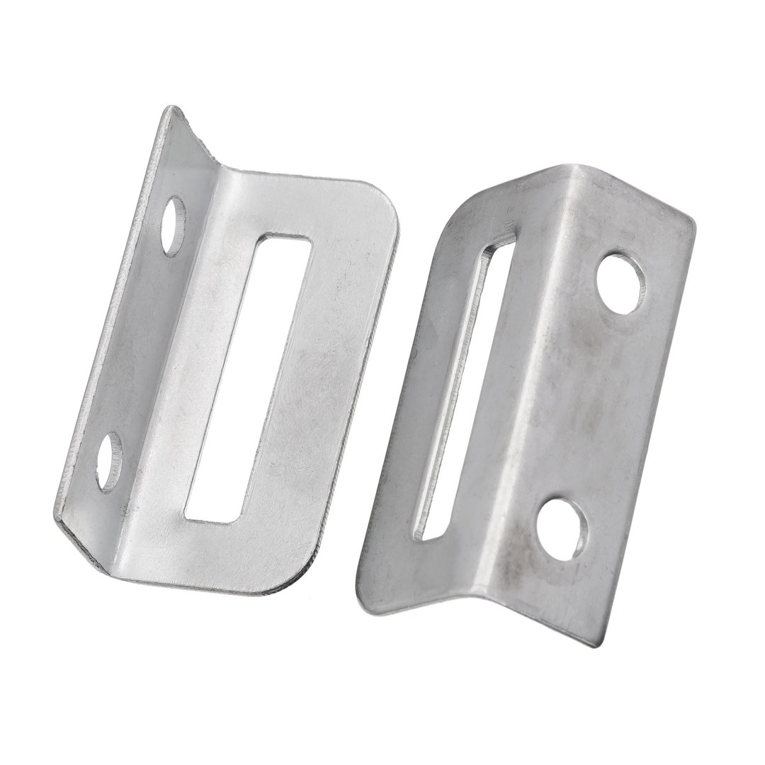 2pcs 36mm Strike Plate 90 Degree Door Lock Latch Striking Striker ...