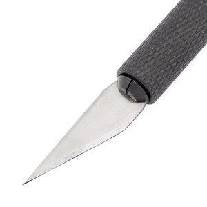 10pcs 8mm Sharp Pointed Tapered Scalpel Blade With 1pc Aluminium Handle ...