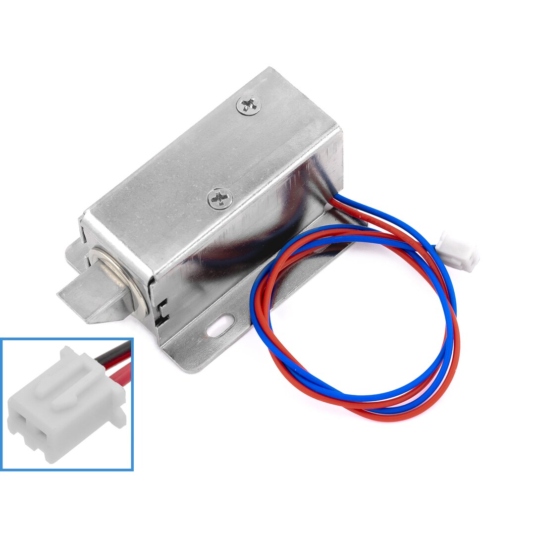 Down Solenoid Latch 12V 0.4A Electric Lock Normally Closed Electronic ...