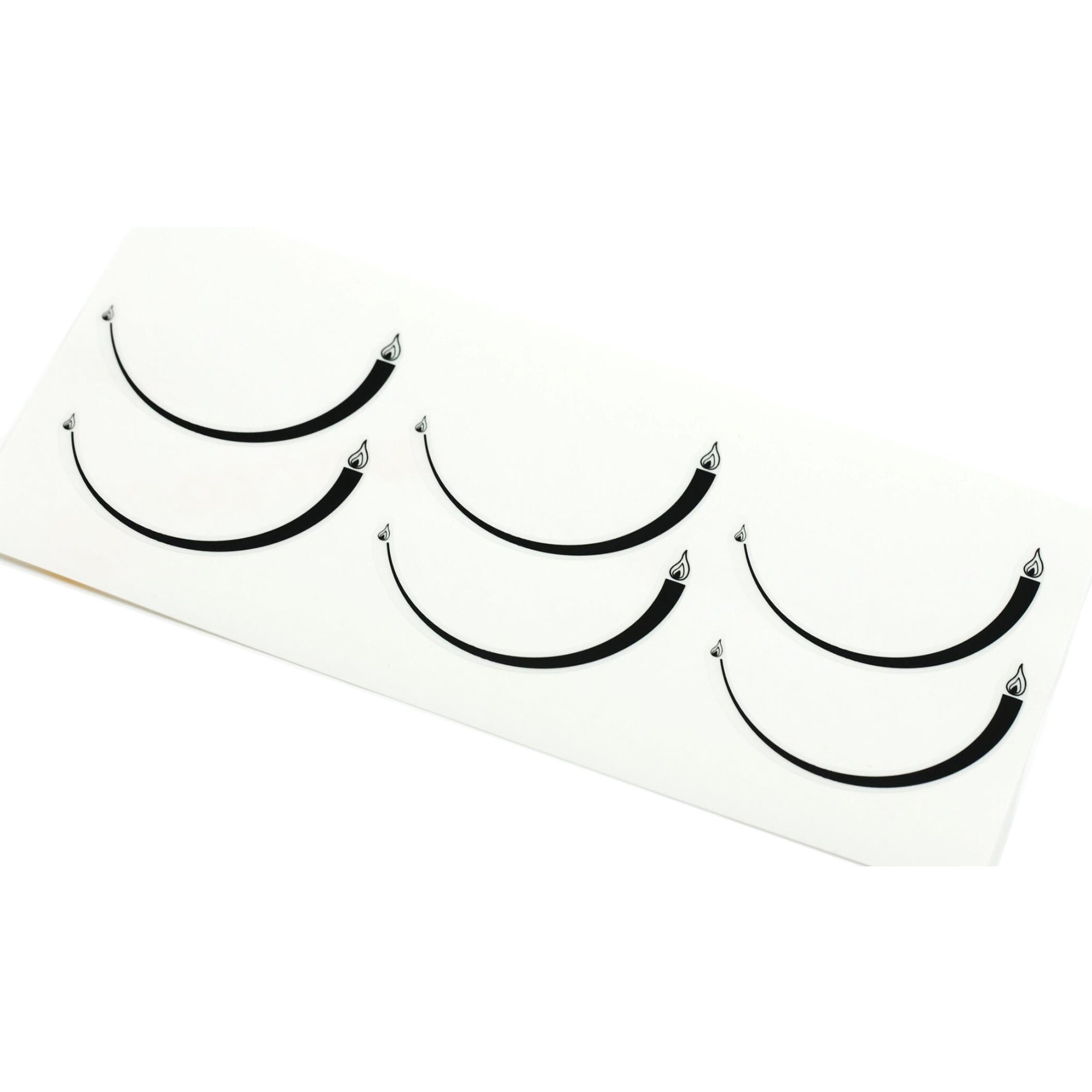 6 Flame Hob Stove Anti Clockwise Self Adhesive Labels Black - Etsy