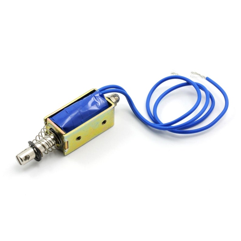 Electronic Push Pull Lock 5N 12V DC Micro Electric Solenoid 21mm Slug ...