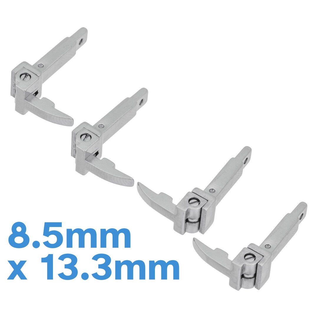 4pcs 8.5mm 13.3mm LR Glasses Spring Hinge Assembly Acetate Joint Repair ...