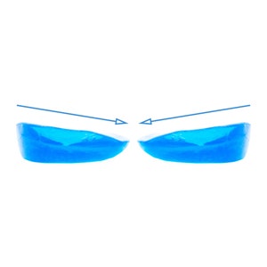 Large 120mm Heel Angle Correction Gel Soft Silicone for Inward or ...