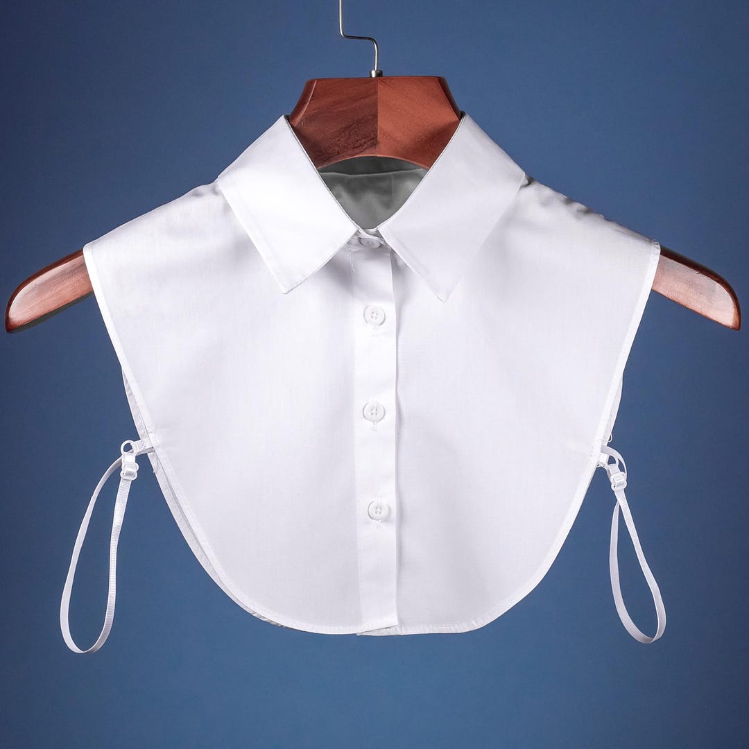 White False Classic Cotton Collar Design for Women Girls Ladies ...