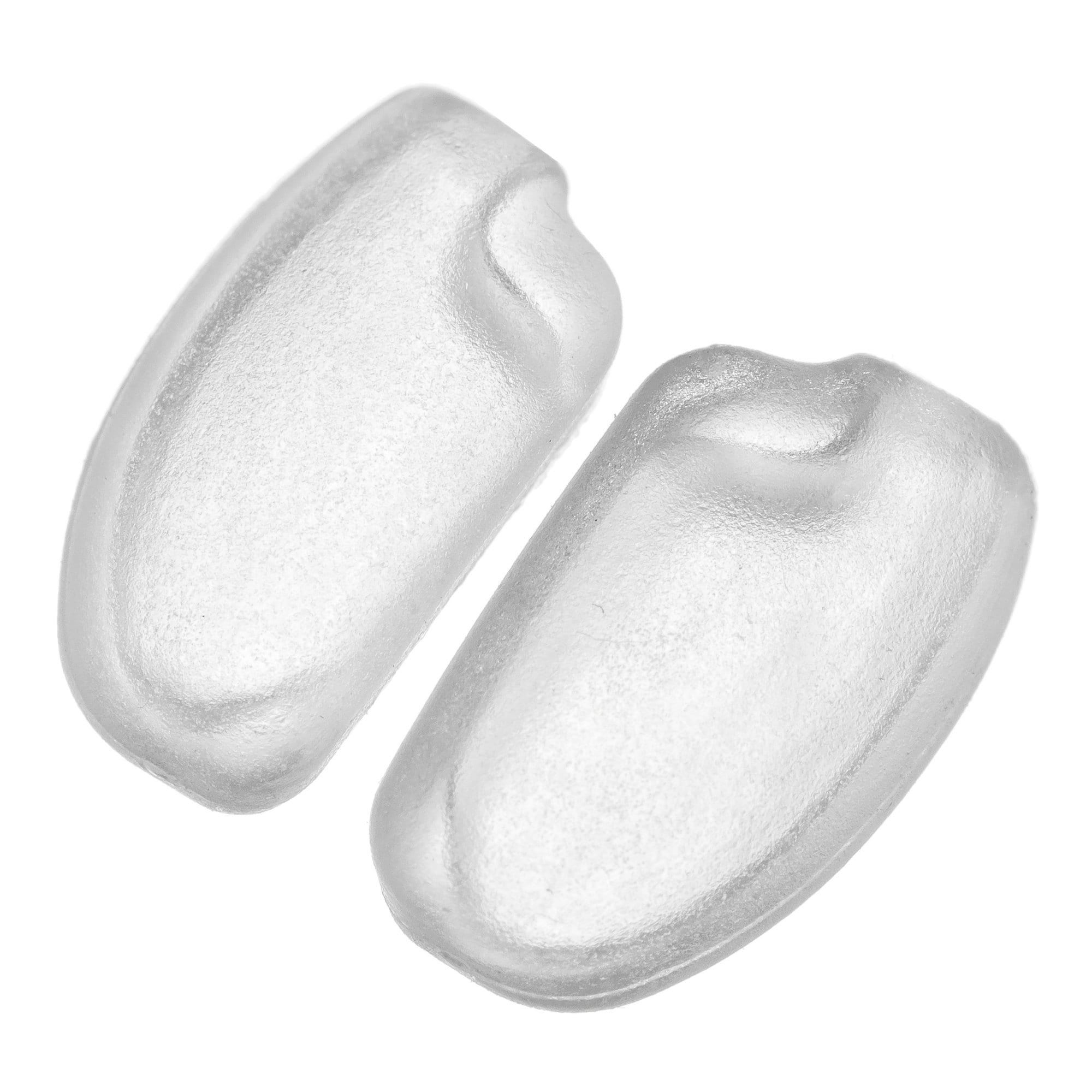 5 Pairs 13mm X 7mm Slot in Frosted Silicone Nose Pads Eyeglass Glasses ...
